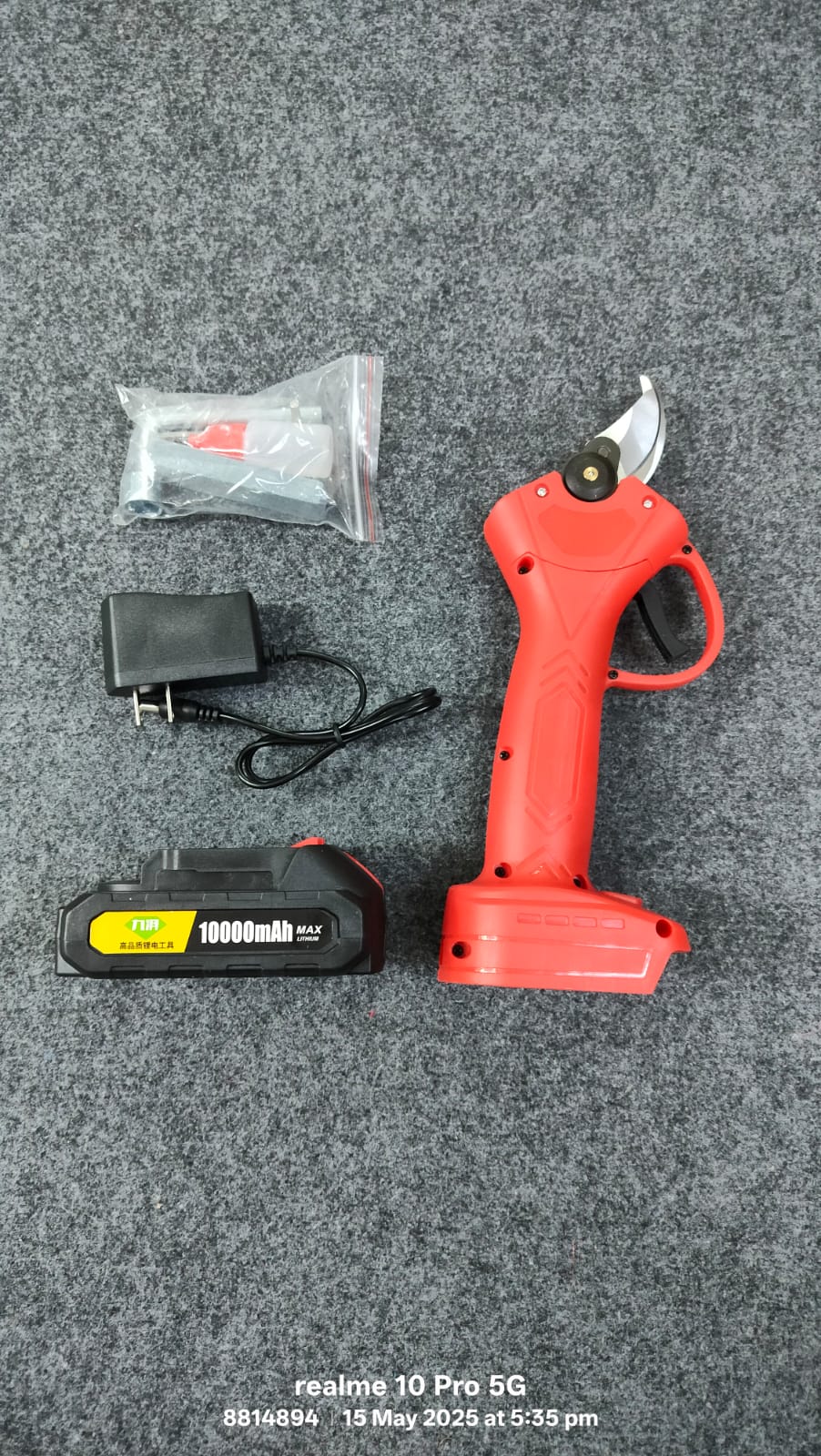 Electric pruning shears, tree branch shears rechargeable wireless elec ...